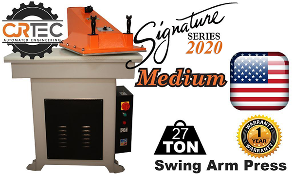 Swing Arm Clicker Press - Manual Die Cutting | CJRTec